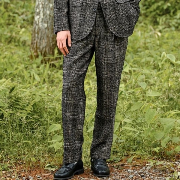 ドレステリア（DRESSTERIOR）/【セットアップ可】ループグレンチェック ワイドパンツ