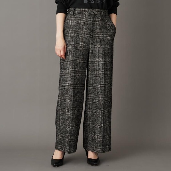 ドレステリア（DRESSTERIOR）/ループグレンチェックワイドパンツ