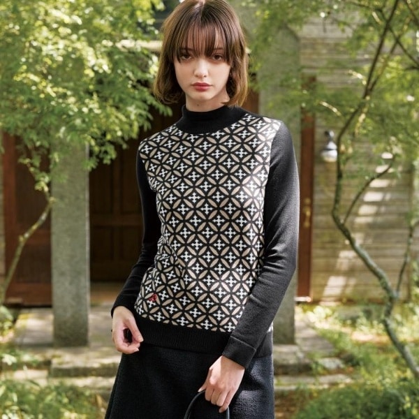 ドレステリア（DRESSTERIOR）/オーバーラップサークルタートルネック