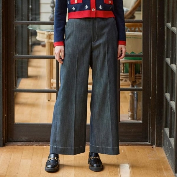 ドレステリア（DRESSTERIOR）/デニムイージーワイドパンツ
