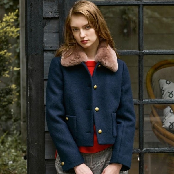 ドレステリア（DRESSTERIOR）/【otonaMUSE 11月号掲載】2WAYファーカラーメルトンジャケット