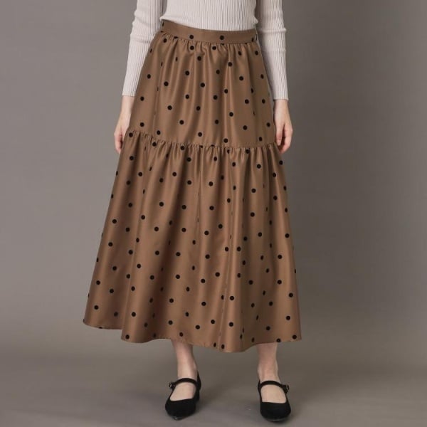 ドレステリア（DRESSTERIOR）/【CLASSY．12月号掲載】フロッキードットスカート