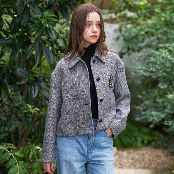 ドレステリア（DRESSTERIOR）/エンブレムショートブルゾン