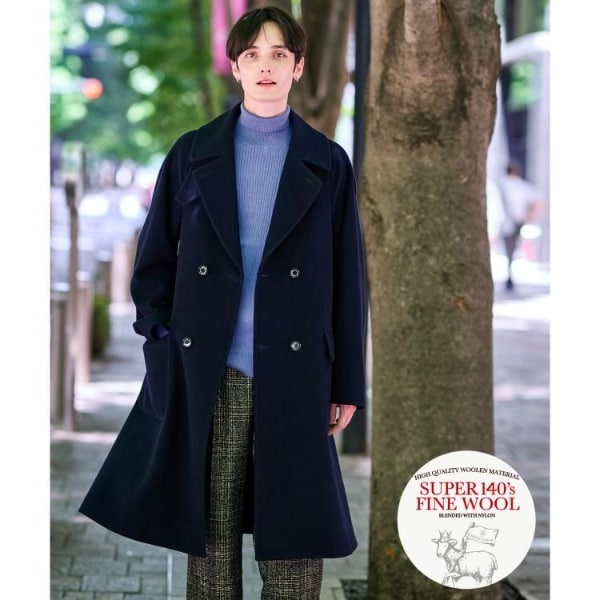 ドレステリア（DRESSTERIOR）/【Safari12月号掲載】SUPER140’s ウールアルスターコート