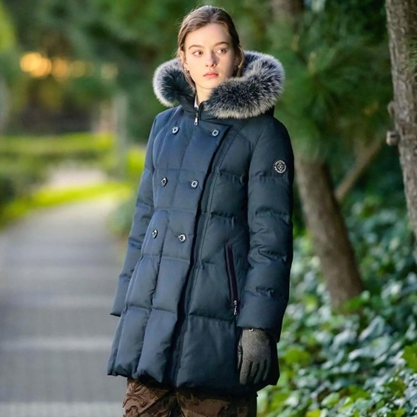 ドレステリア（DRESSTERIOR）/【CLASSY．12月号掲載】ブルーFOXファーナポレオンホワイトグースダウン