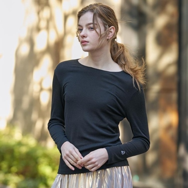 ドレステリア（DRESSTERIOR）/【インナー使いに最適しっとり暖かな保湿素材】クルーネックプルオーバー