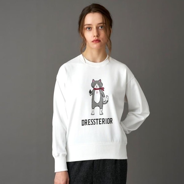 ドレステリア（DRESSTERIOR）/【ECルクア別注】キャット裏毛スウェット