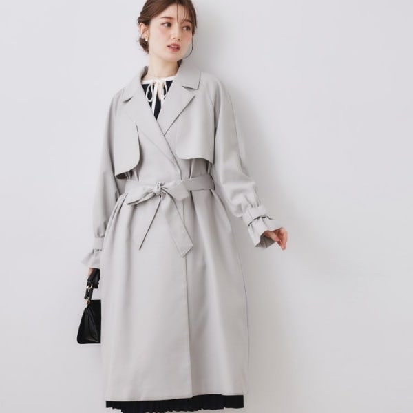 クチュールブローチ（Couture Brooch）/撥水ロングトレンチコート