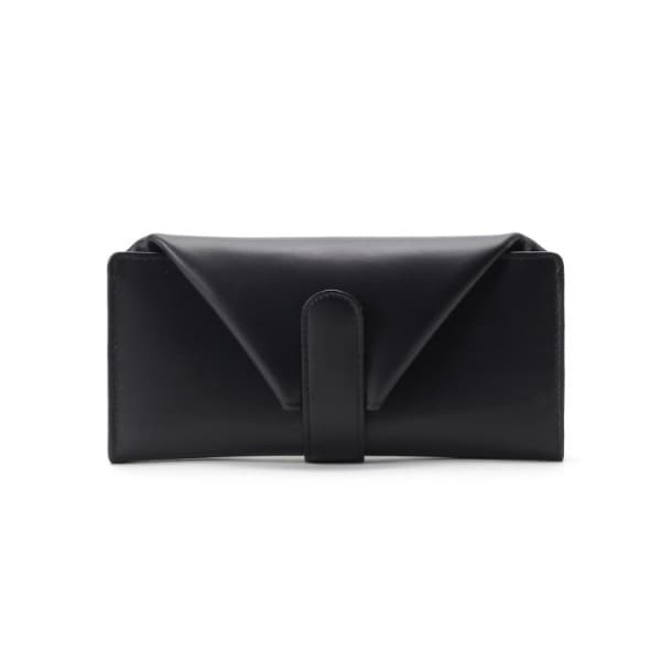 ヒロコ ハヤシ（HIROKO HAYASHI）/LEO(レオ) 長財布ミニ　黒×赤