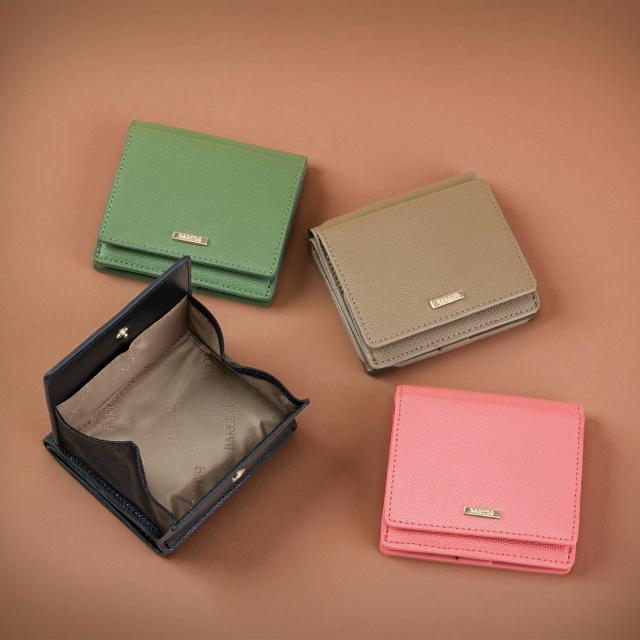 バルコス（BARCOS）/【BARCOS/バルコス】サフィアノ調レザー折財布