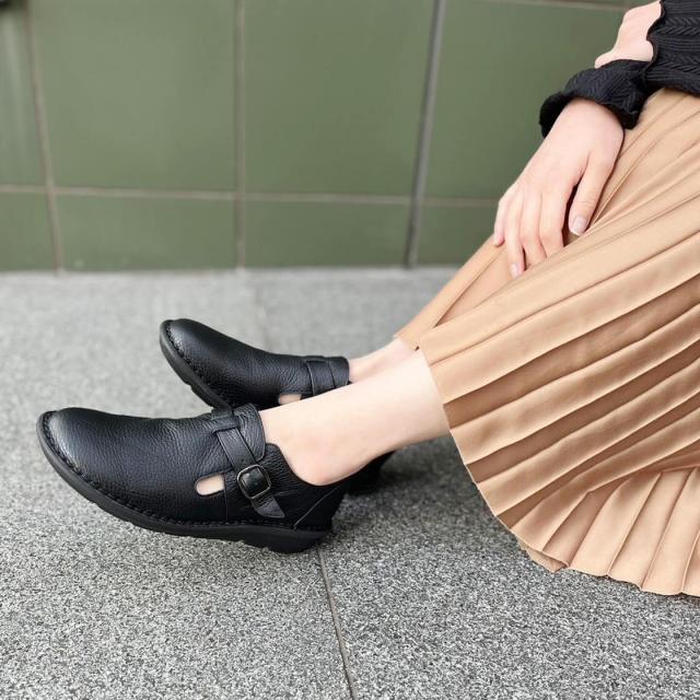 モネ（Monet）/【幅広ゆったり】カジュアルフラットスリッポンシューズ