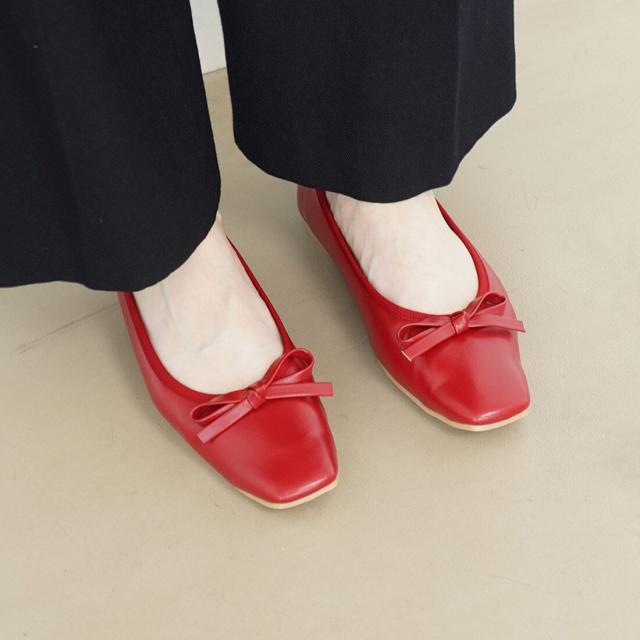 ラウナレア（Launa lea）/【レイン対応】スクウェアトゥバレエシューズ(RB7003A)