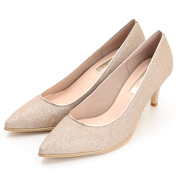 ラウナレア（Launa lea）/【25秋冬新色】[Launalea Rich]ゴールドラインパンプス(80001E，80001F)