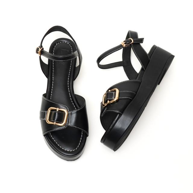 ラウナレア（Launa lea）/【25春夏】バックルプラットフォームサンダル(S153)