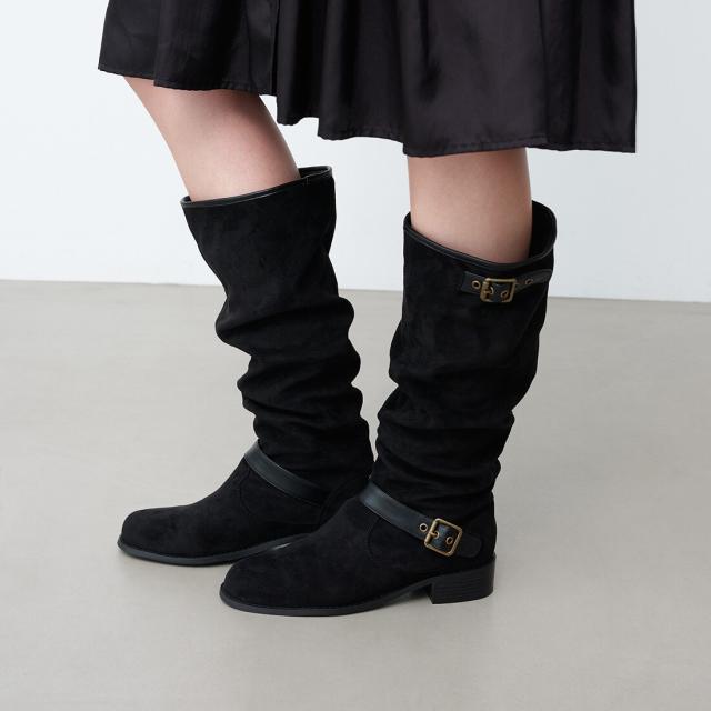 ラウナレア（Launa lea）/【25秋冬】ルーズロングブーツ(S156)