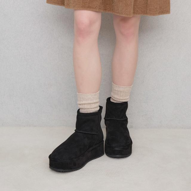 【NEW】ラウナレア（Launa lea）/【25秋冬】厚底ムートンブーツ(S160)