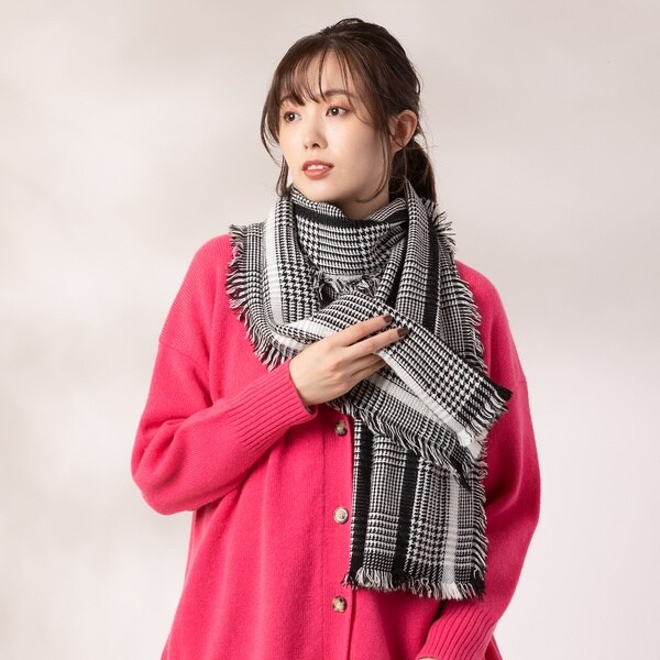 ピサーノ（PISANO）/グレンチェック・フリンジストール