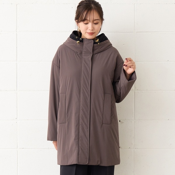 ピサーノ（PISANO）/キャメル中綿・フード切り替えコート