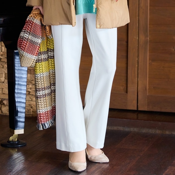 ピサーノ（PISANO）/【手洗いOK・発熱】フルレングスストレートシルエットパンツ