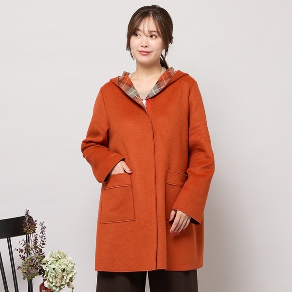 ピサーノ（PISANO）/リバーチェックフーディーコート