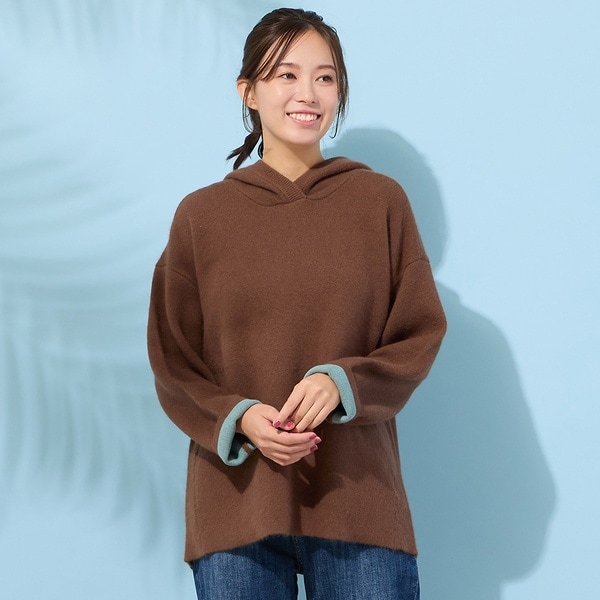 【NEW】ピサーノ（PISANO）/ＦＯＸダブルフェイス・フーディーニット