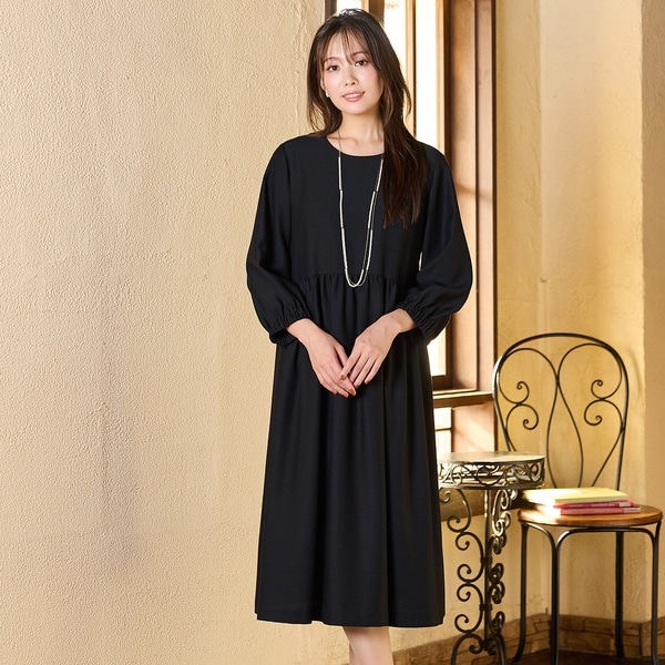 【NEW】ピサーノ（PISANO）/【ハレの日・セットアップ対応】ハイウエスト・ギャザードレス