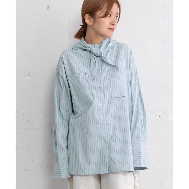 プードゥドゥ（POU DOU DOU）/ネッカチーフ付きポケットシャツ