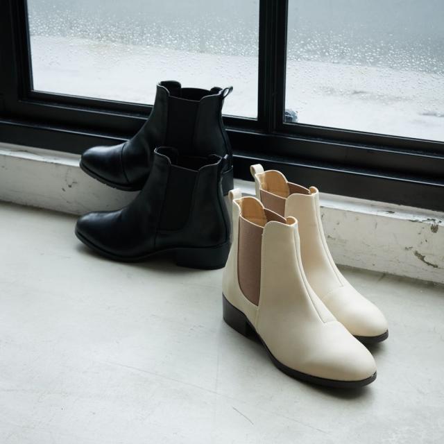 アキュアーズ（AcureZ）/晴雨兼用のやわらかトラッドブーツ「生活防水タイプ」