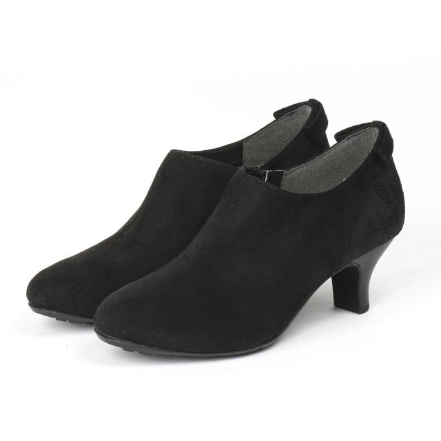 アキュアーズ（AcureZ）/後ろリボンがポイント内側ファスナーブーティ「スタイリッシュ×ラクブーツ」