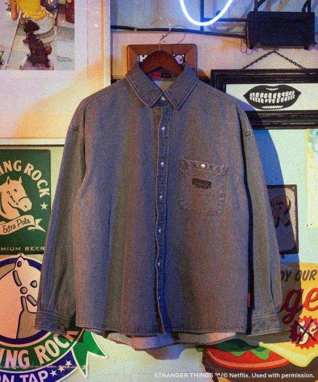 グリーンパークス（Green Parks）/■STRANGER THINGS×MINNETONKA デニムシャツ