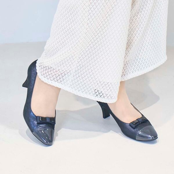 リズ・ラフィーネ（Riz raffinee）/【24春夏新作】2WAYデザインパンプス