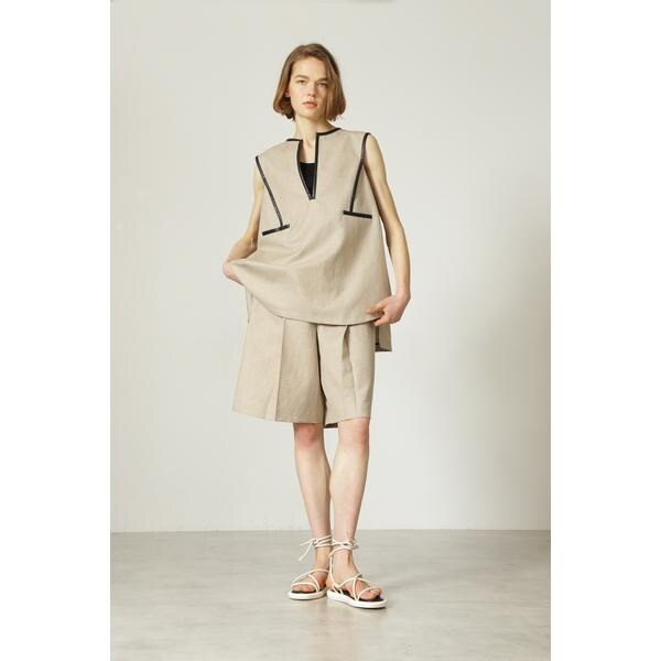 アドーア（ADORE）/麻混オックスショートパンツ