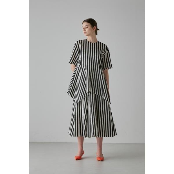 アドーア（ADORE）/オーガンザストライプスカート