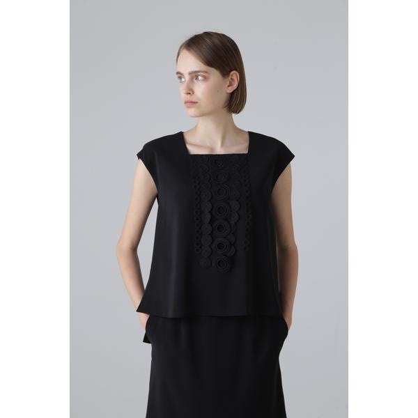 アドーア（ADORE）/◆サークルレースフリンジブラウス