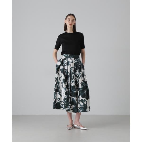 アドーア（ADORE）/◆ブラッシュフラワープリントスカート