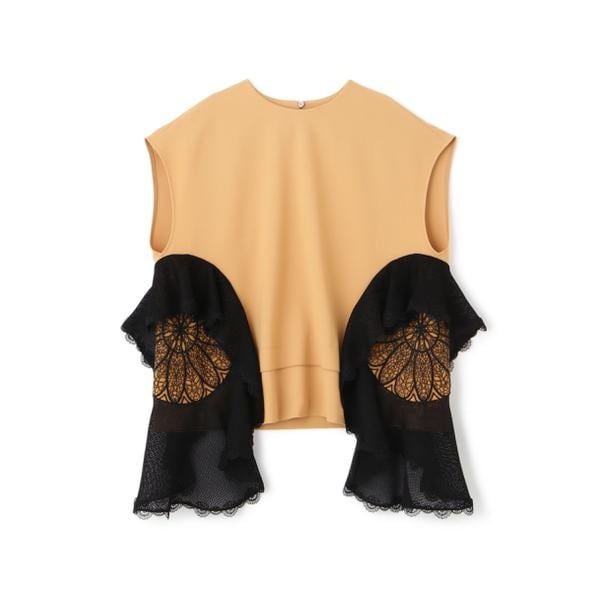 アドーア（ADORE）/クロシェドッキングブラウス