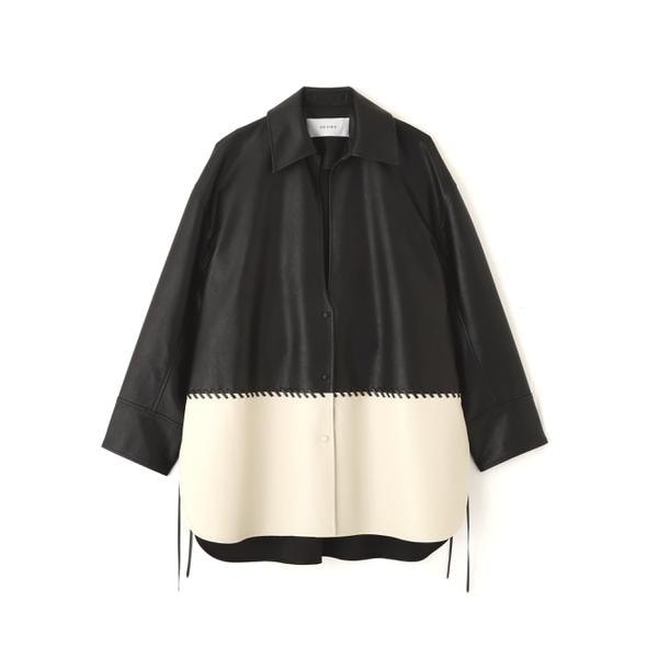 アドーア（ADORE）/◆レースアップフェイクレザージャケット