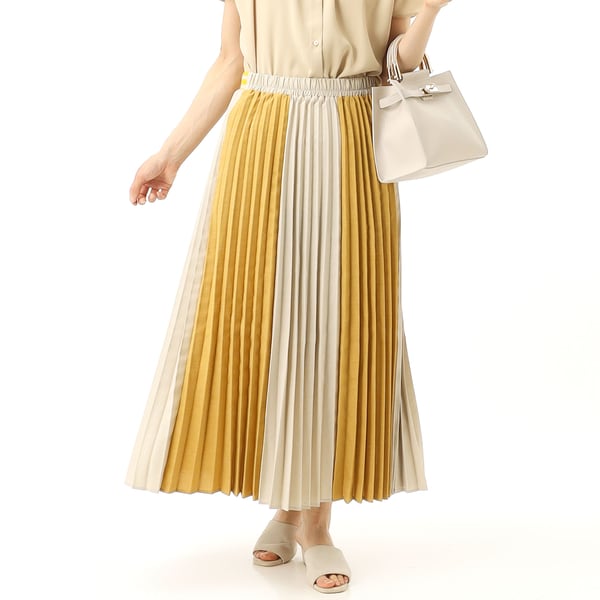 フラボア（FRAPBOIS）/シャンプレープリーツ スカート