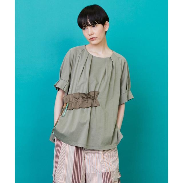 フラボア（FRAPBOIS）/リボンカット カットソー