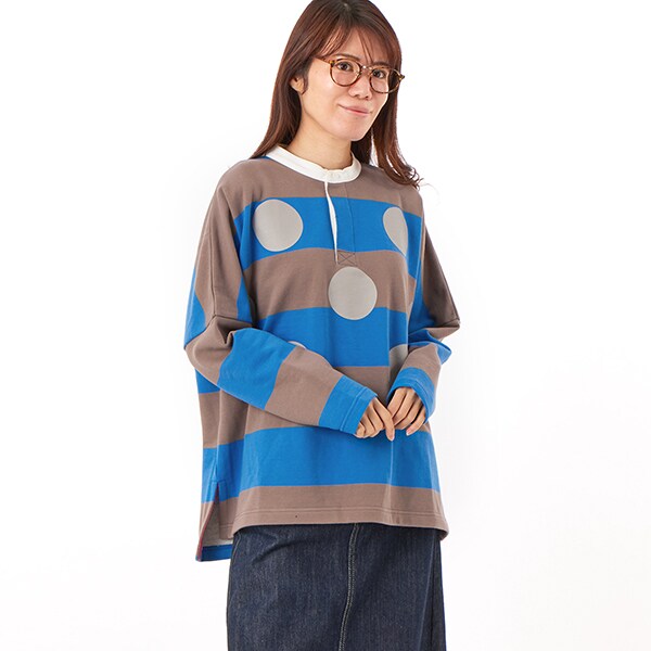 【NEW】フラボア（FRAPBOIS）/クルーボーダー カットソー