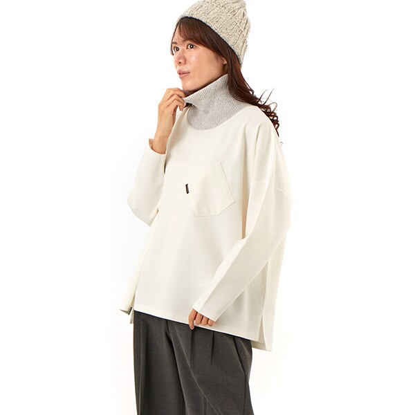 【NEW】フラボア（FRAPBOIS）/ロールネック カットソー