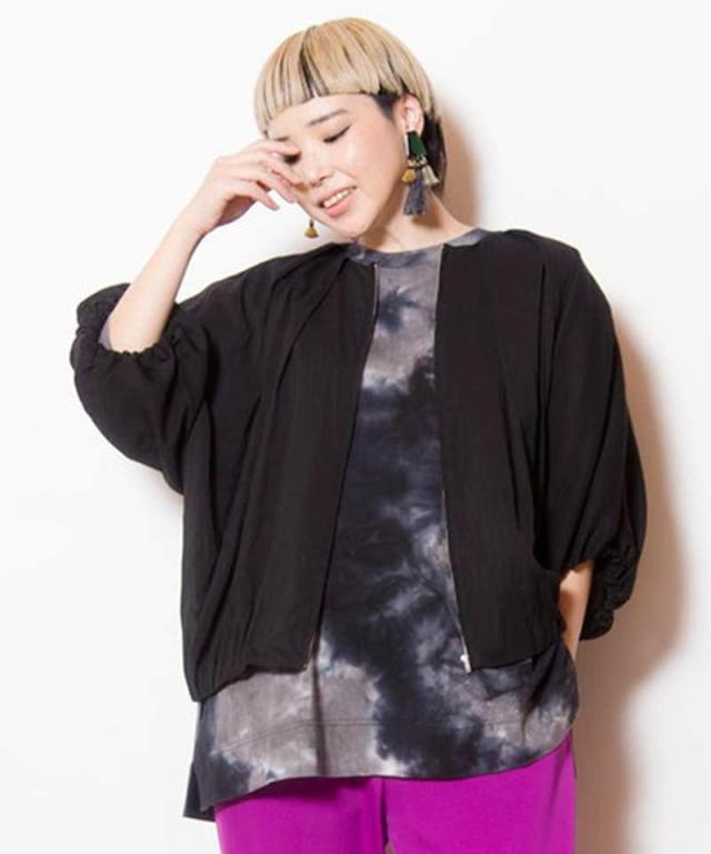 オズモーシス（OSMOSIS）/タックギャザーブルゾン