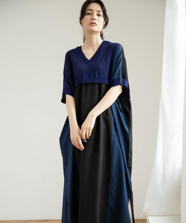 オズモーシス（OSMOSIS）/2WAY切替ニットワンピース