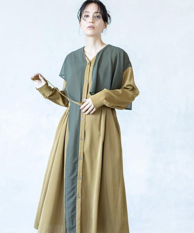 オズモーシス（OSMOSIS）/シフォンレイヤードワンピース