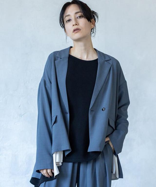 オズモーシス（OSMOSIS）/バックタックダブルブレストジャケット