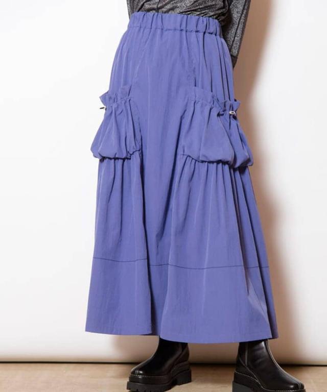 オズモーシス（OSMOSIS）/ギャザーポケットフレアースカート