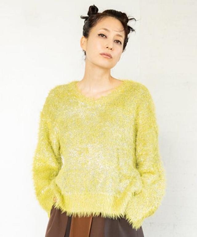 オズモーシス（OSMOSIS）/シャギーニットプルオーバー