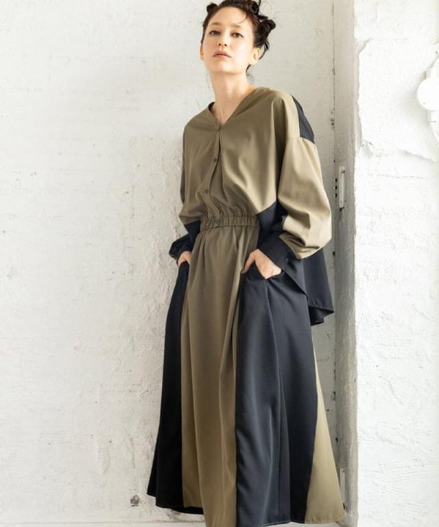 オズモーシス（OSMOSIS）/バイカラーワンピース