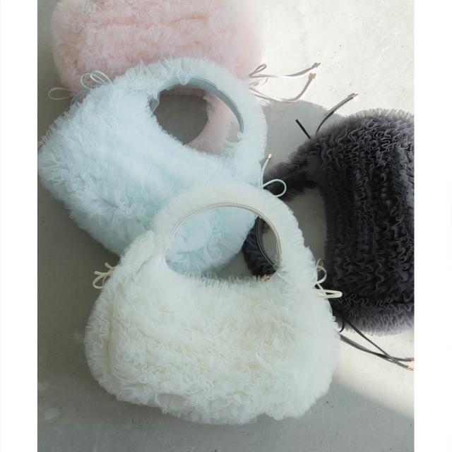 ランダ（RANDA）/2WAY チュールフリルハンドバッグ