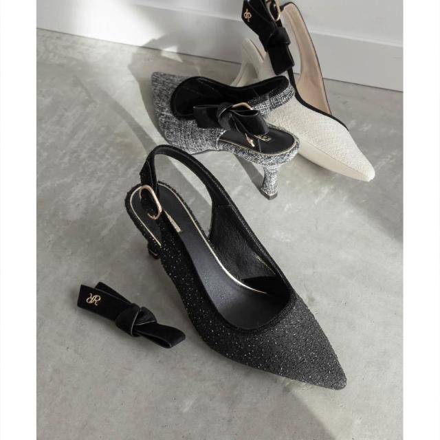 ランダ（RANDA）/＜25秋冬新作＞【22．5−25．5】2WAYクラシカルバックストラップパンプス